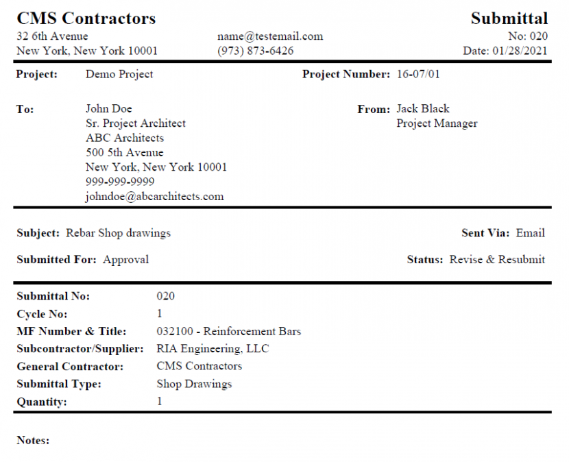 Construction Submittal Software | | From $40 per Month